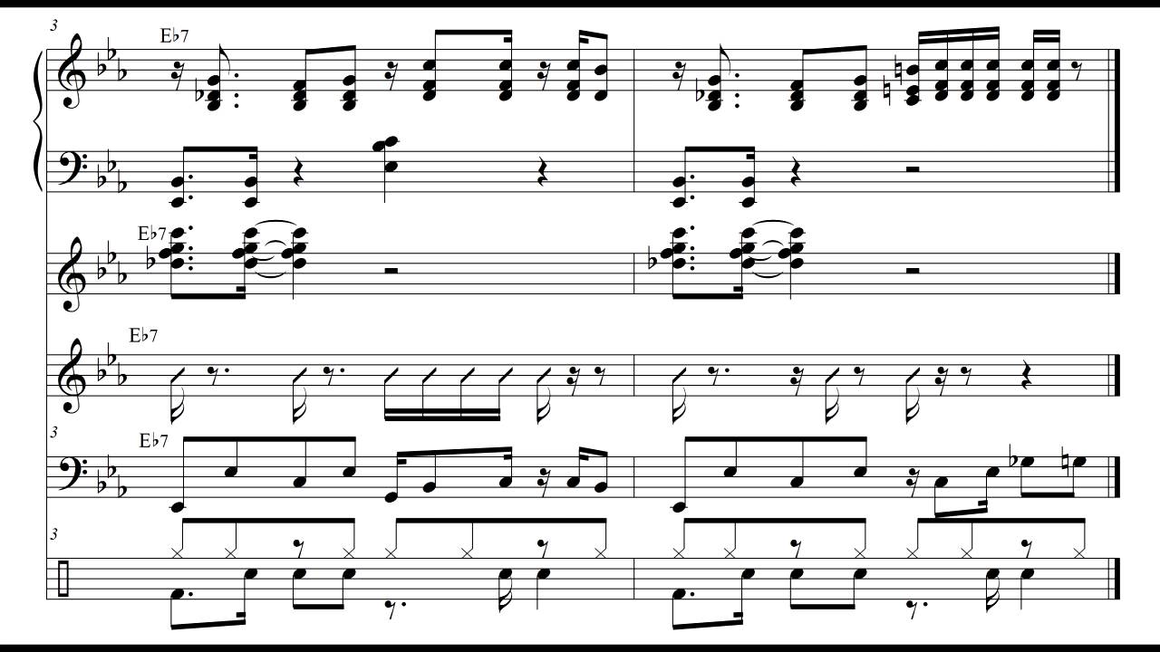 Funk and Blues Rhythm Section Studies - YouTube