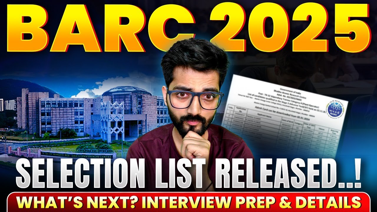 BARC Chemistry Result 2025 Out! | BARC OCES | What's Next? - YouTube