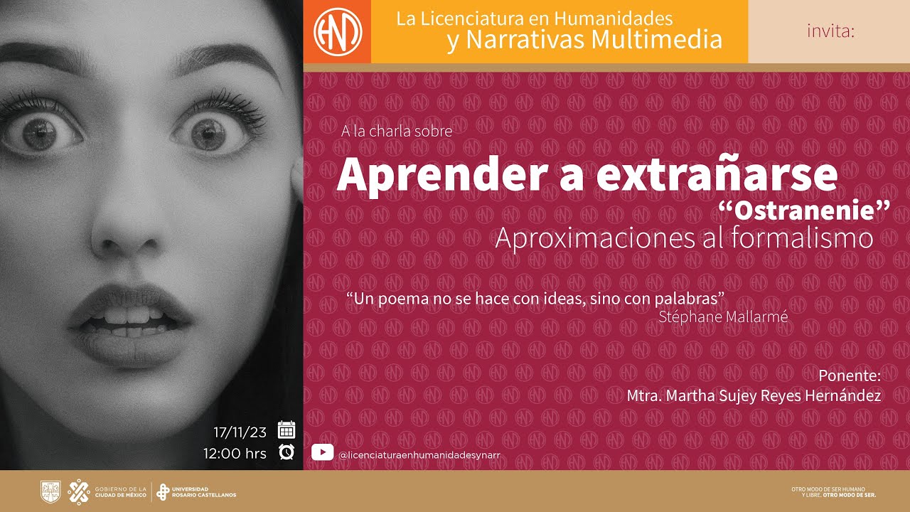 Aprender a extrañarse “Ostranenie”. Aproximaciones al formalismo - YouTube