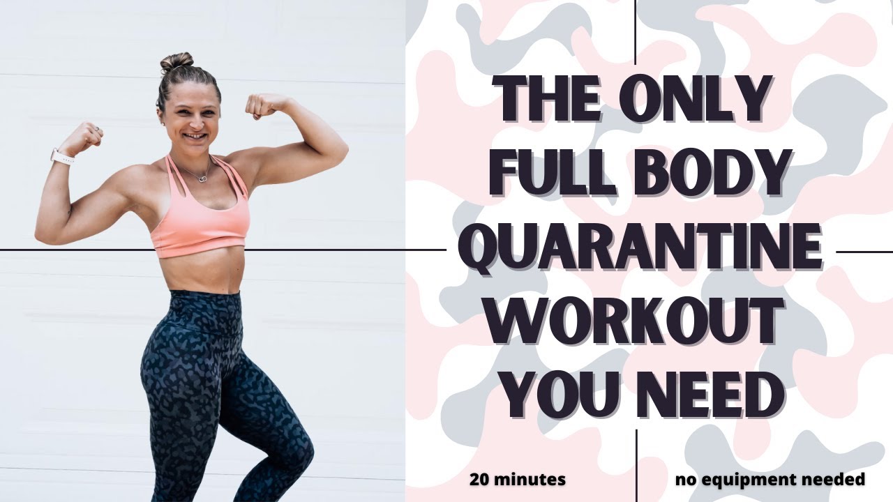 FULL BODY WORKOUT (advanced quarantine workout - no jumping, no noise ...