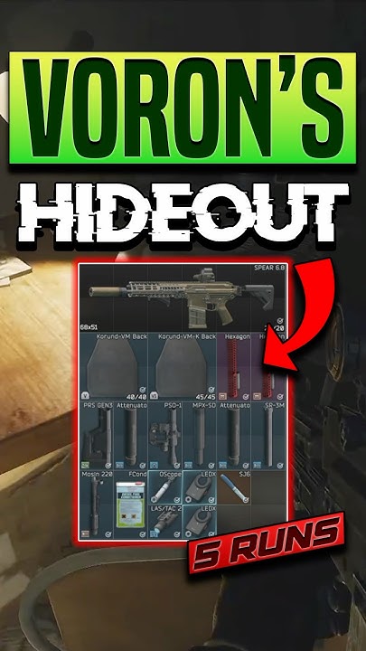 Voron's Hideout Key *5 RUNS* #escapefromtarkov #tarkov #tarkovclips - YouTube