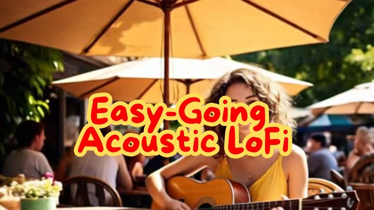 LoFi Acoustic Vibes | Easy-Going Beat & Distant Chatter - YouTube