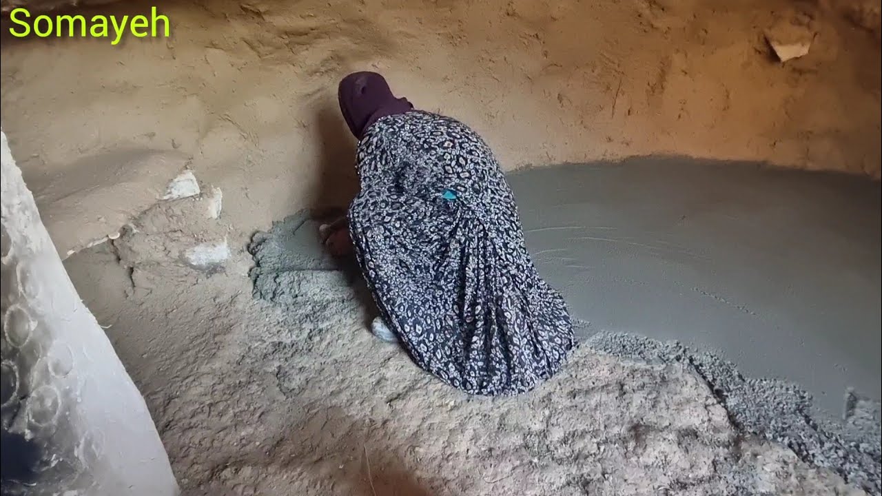 Thanks to the operator for bringing sand and cement for Samiya and ...