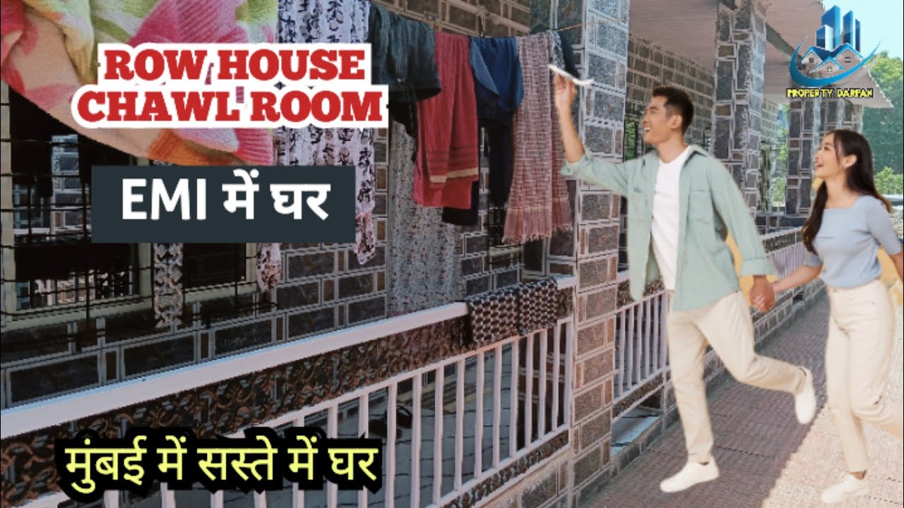 Affordable 2BHK Row House Chawl Room for Sale in Virar | Row House in ...