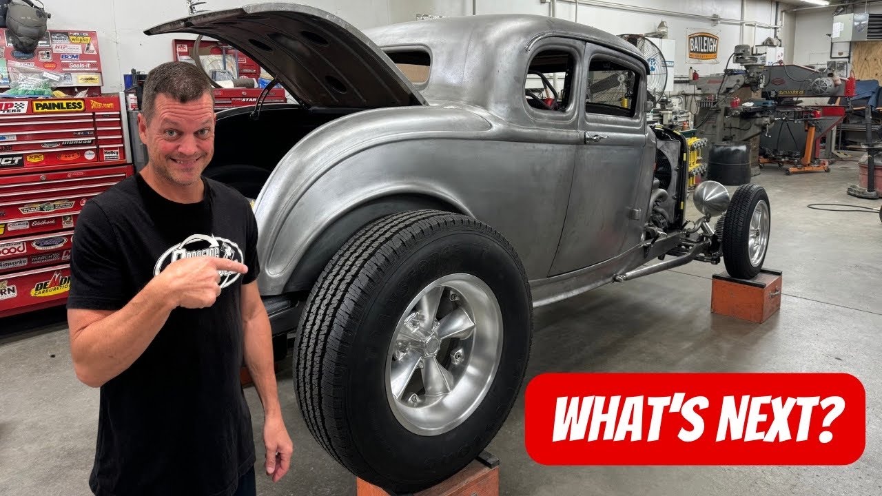 1932 FORD 5 WINDOW COUPE PROJECT! THE LAST STAGES BEFORE PAINT/BODY ...
