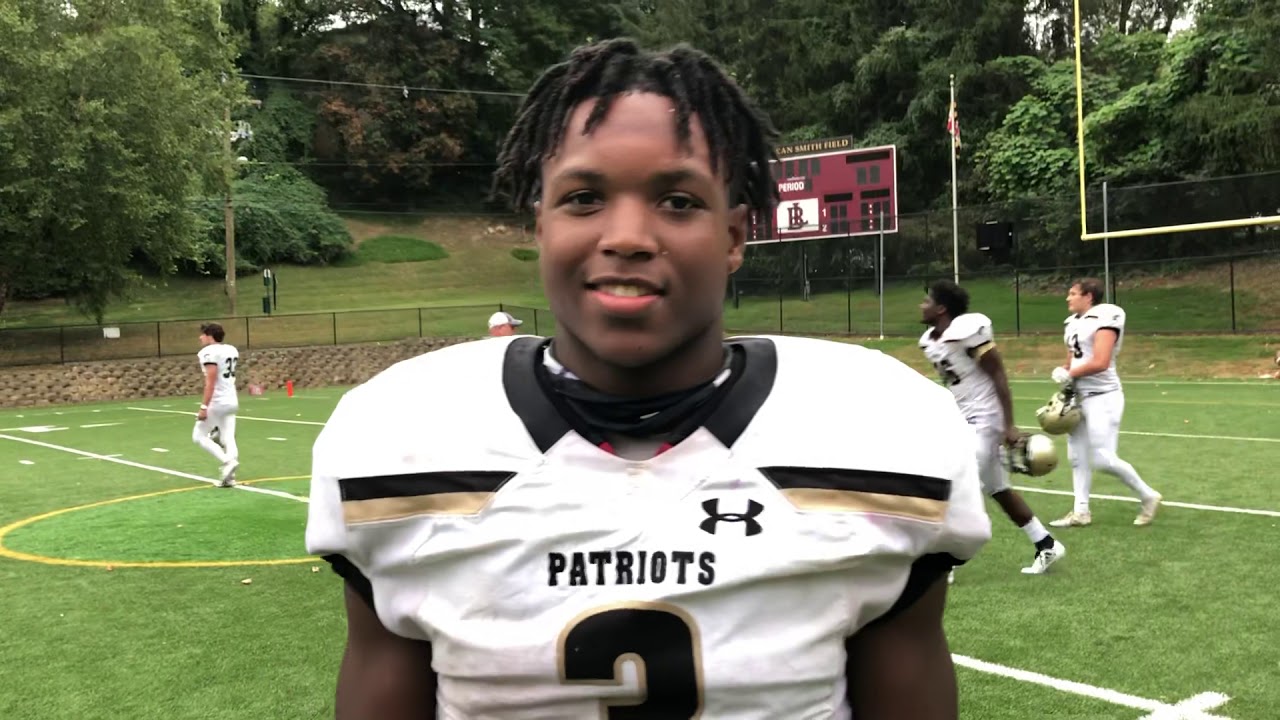 John Carroll football Roman Hemby 09-13-2019 - YouTube