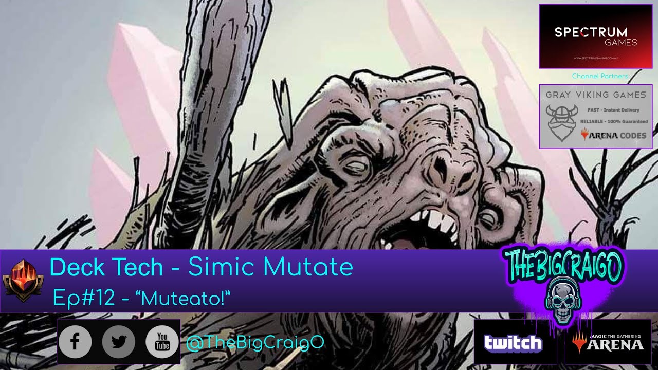 Deck Tech Ep#12 - (U/G) Simic Mutate | Magic Arena | Muteato - YouTube