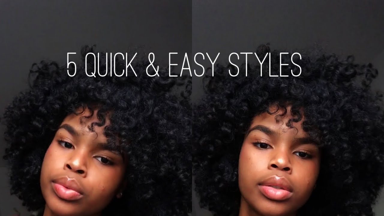 5 Quick & Easy Styles! - YouTube
