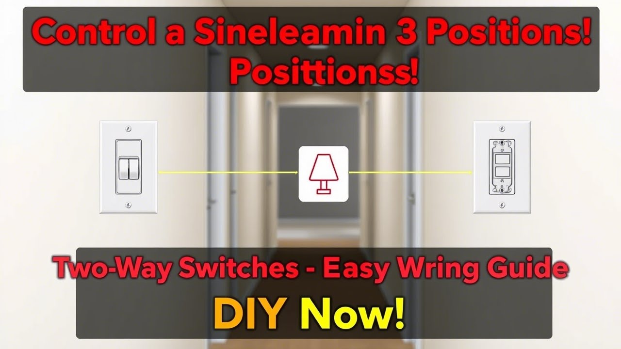 How to Control Single Lamp with Two-Way Switches from Three Different ...