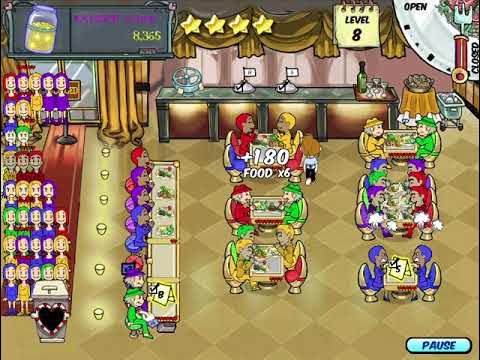 Diner Dash Level 4-8 - YouTube