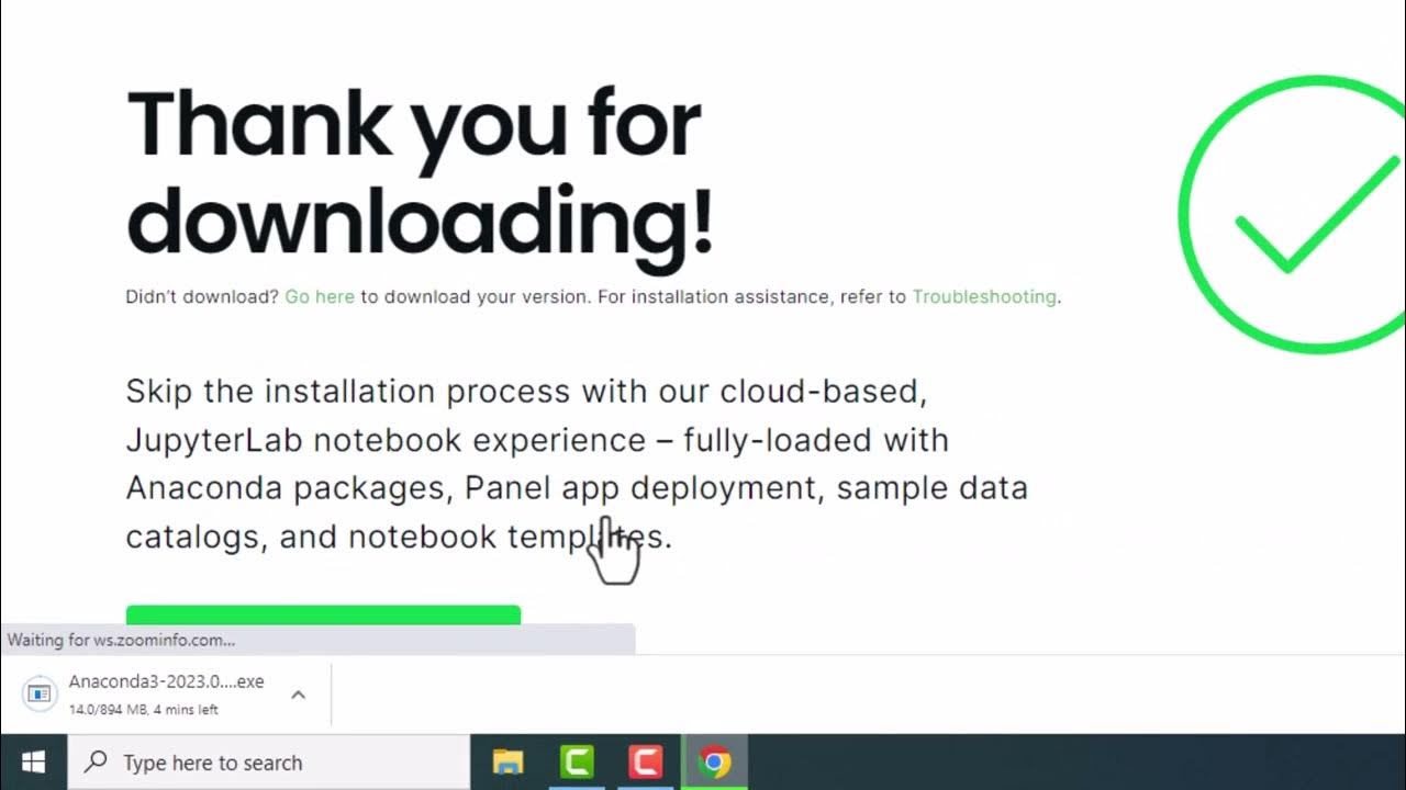 Setup for Python programming | Installation Anaconda on windows 10 ...