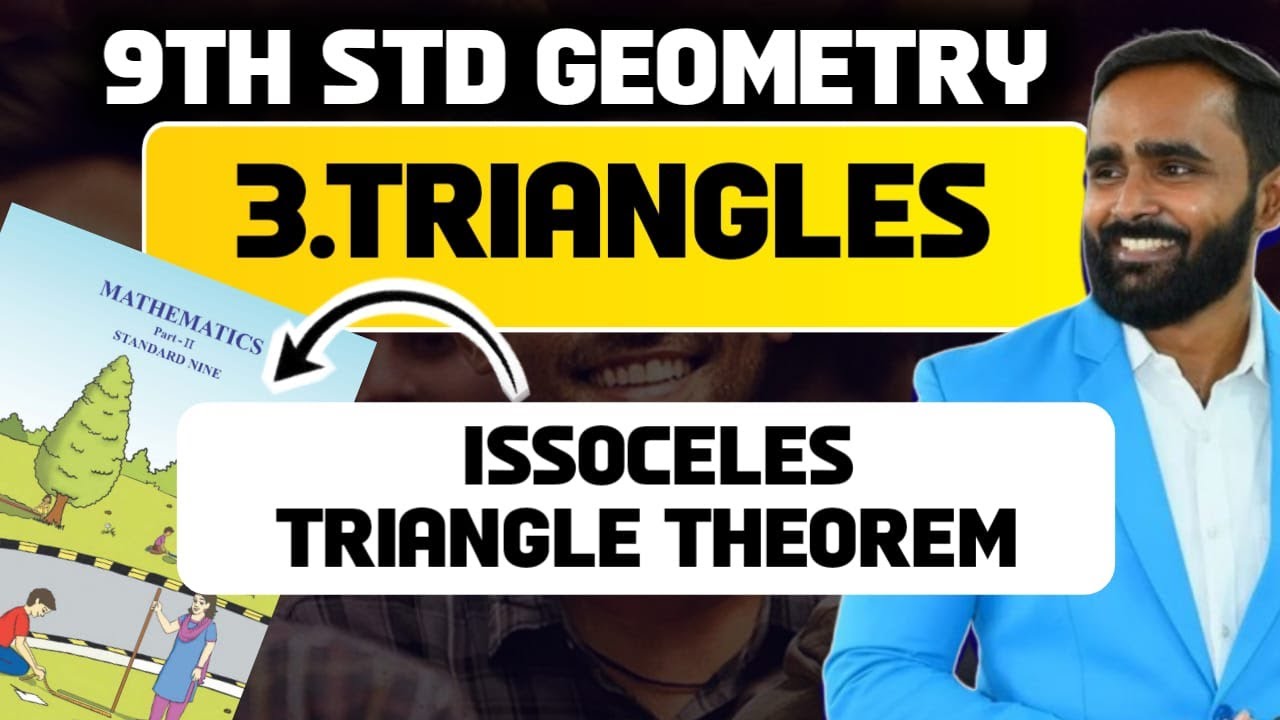 9th GEOMETRY|3.Triangles|ISSOCELES TRIANGLE THEOREM |PRADEEP SIR - YouTube