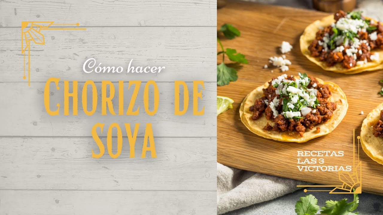 Chorizo vegano | Chorizo de soya | Receta 👑 - YouTube