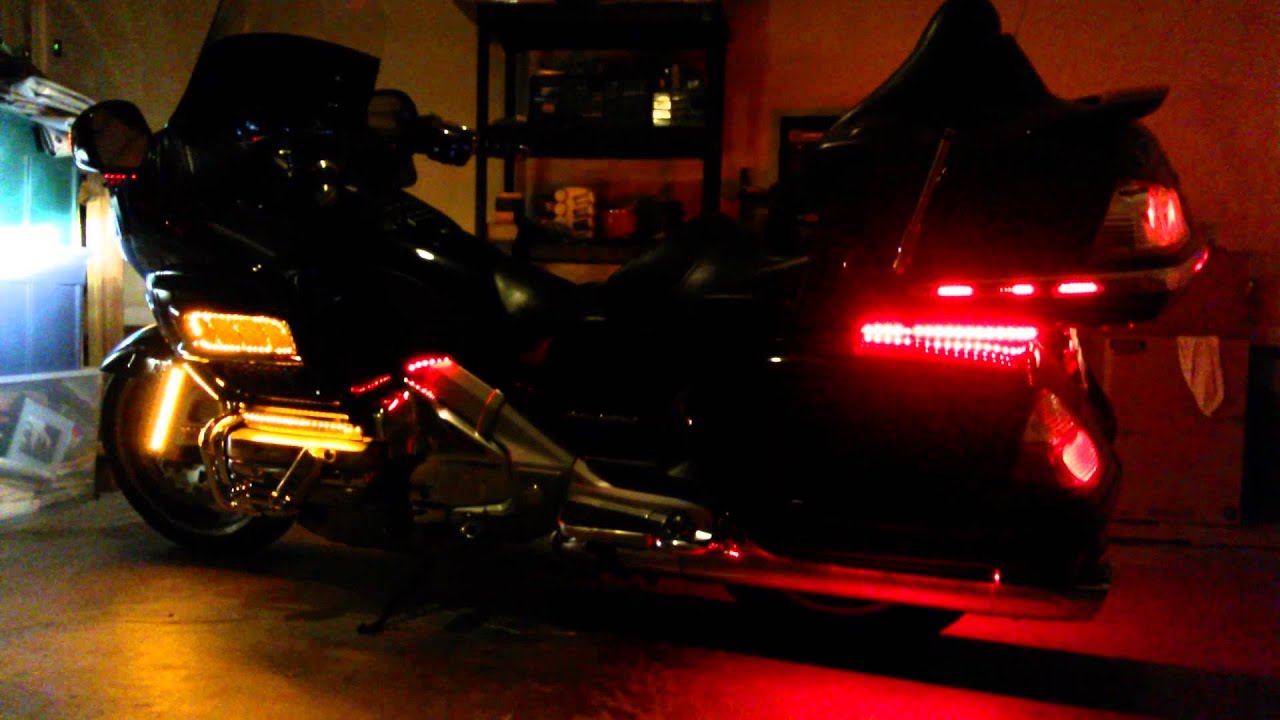 Goldwing lights - YouTube