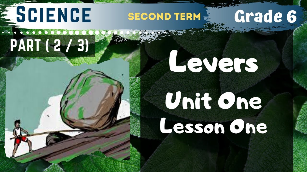 Science | Grade 6 | Unit 1 Lesson 1 - Part 2 - First Class Levers - YouTube