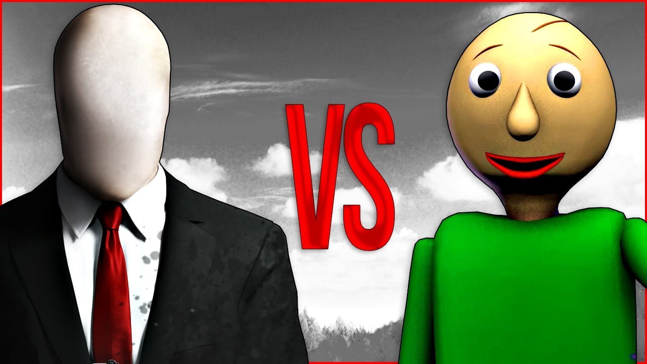 BALDI VS SLENDERMAN | СУПЕР РЭП БИТВА | Школа Балди Игра ПРОТИВ ...