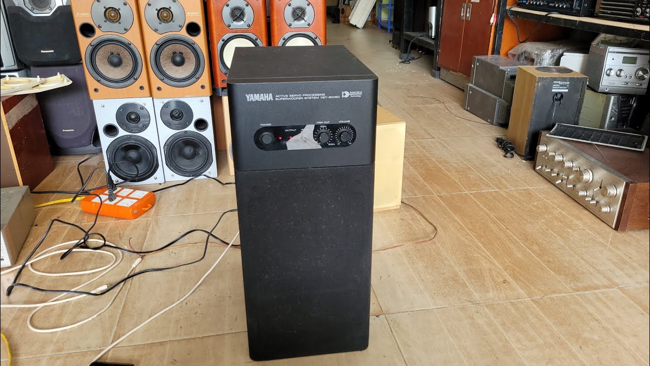 Loa sub điện yamaha sw50 giá 2.190.000 thêm âm trầm cho dàn nghe nhạc ...
