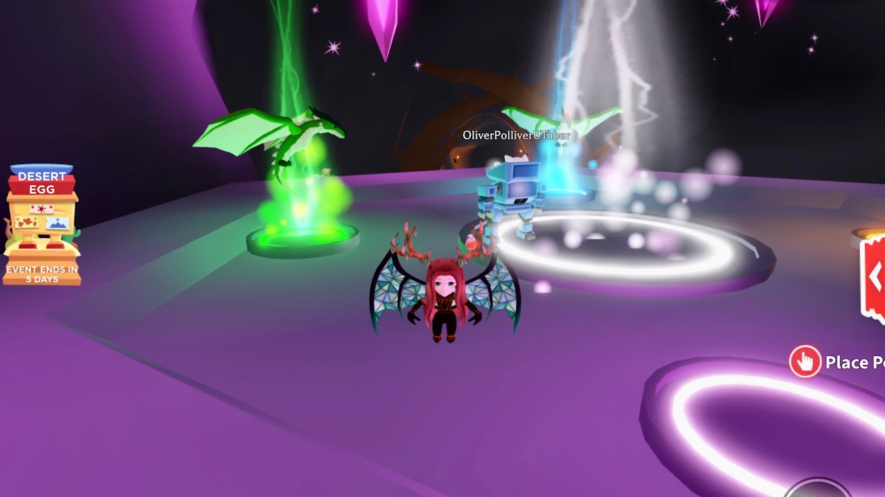 Making a Neon Wyvern in the neon cave in Adopt Me - YouTube