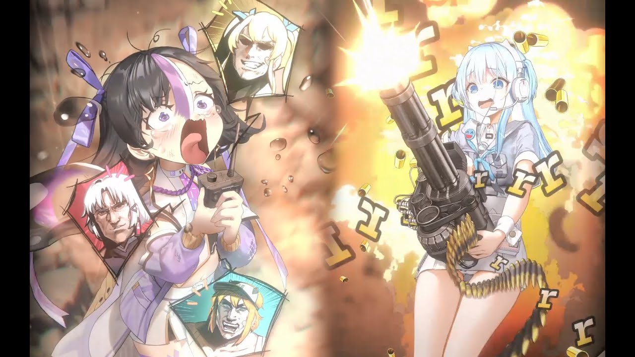 [Goddess of Victory : Nikke] 舒恩 & 謝芙蒂 爆裂動畫 ( 愚人節限定 ) Syuen & Shifty ...