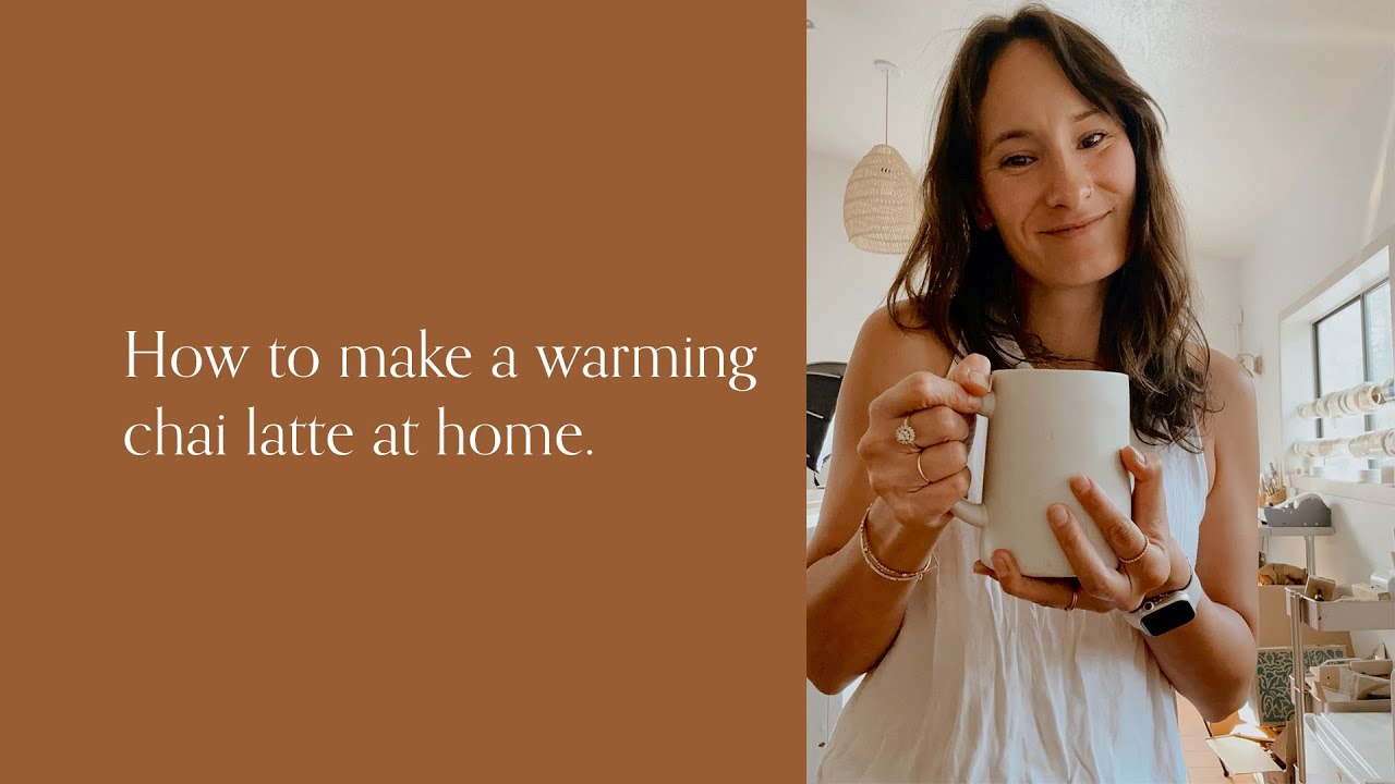 Best Morning Drink - Chai Latte Recipe with Flower Honey & Mushroom Tonic | Morning Routine ...