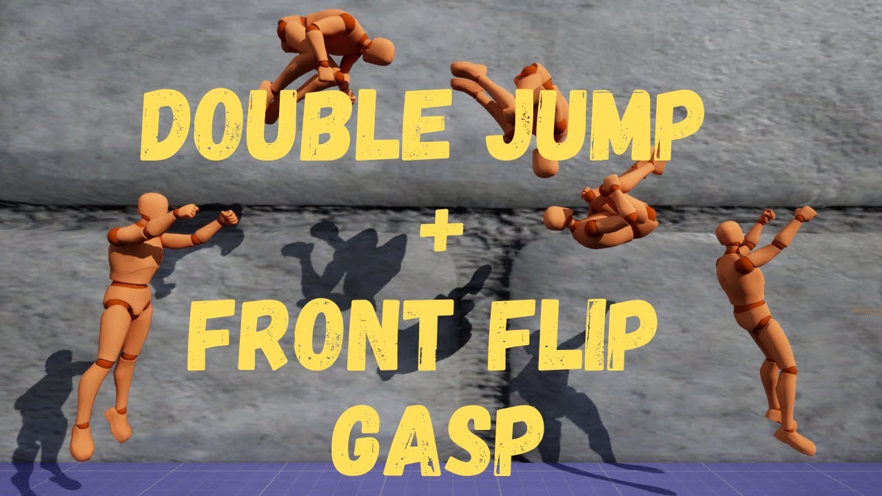 GASP Double Jump and Front flip - YouTube