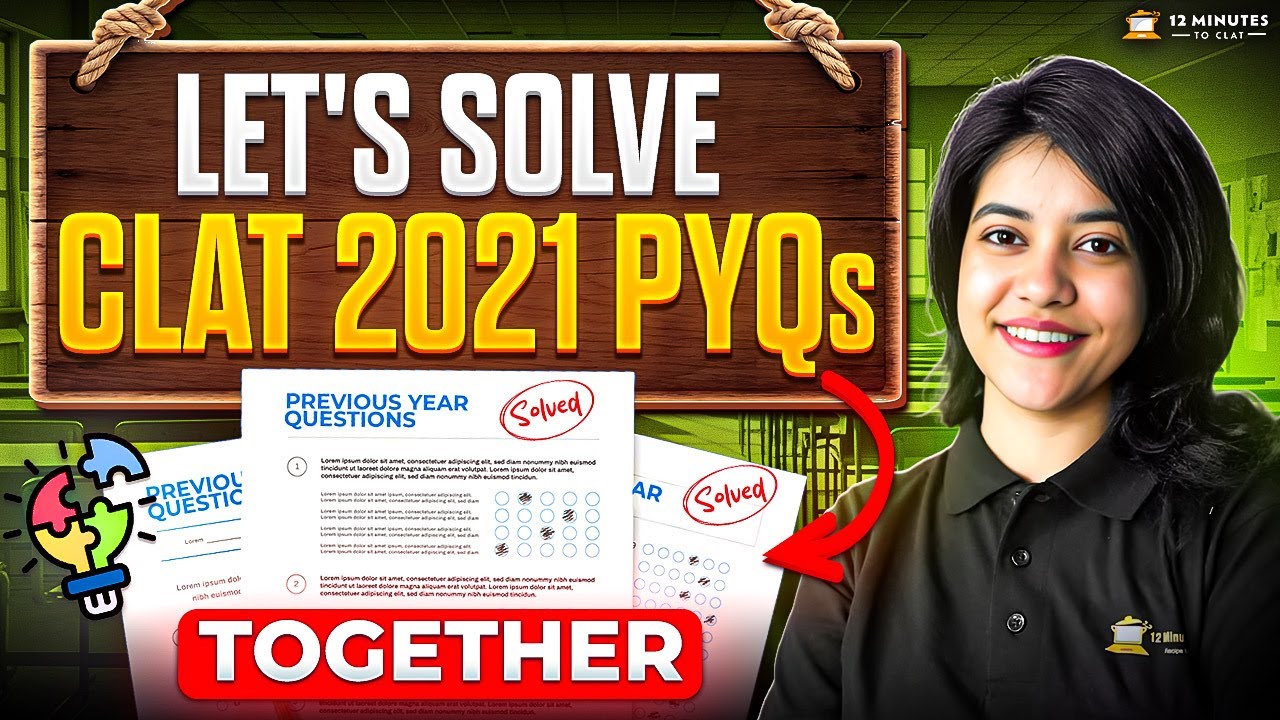 Let’s Solve CLAT PYQ Together | Step-by-Step with Explanations - YouTube