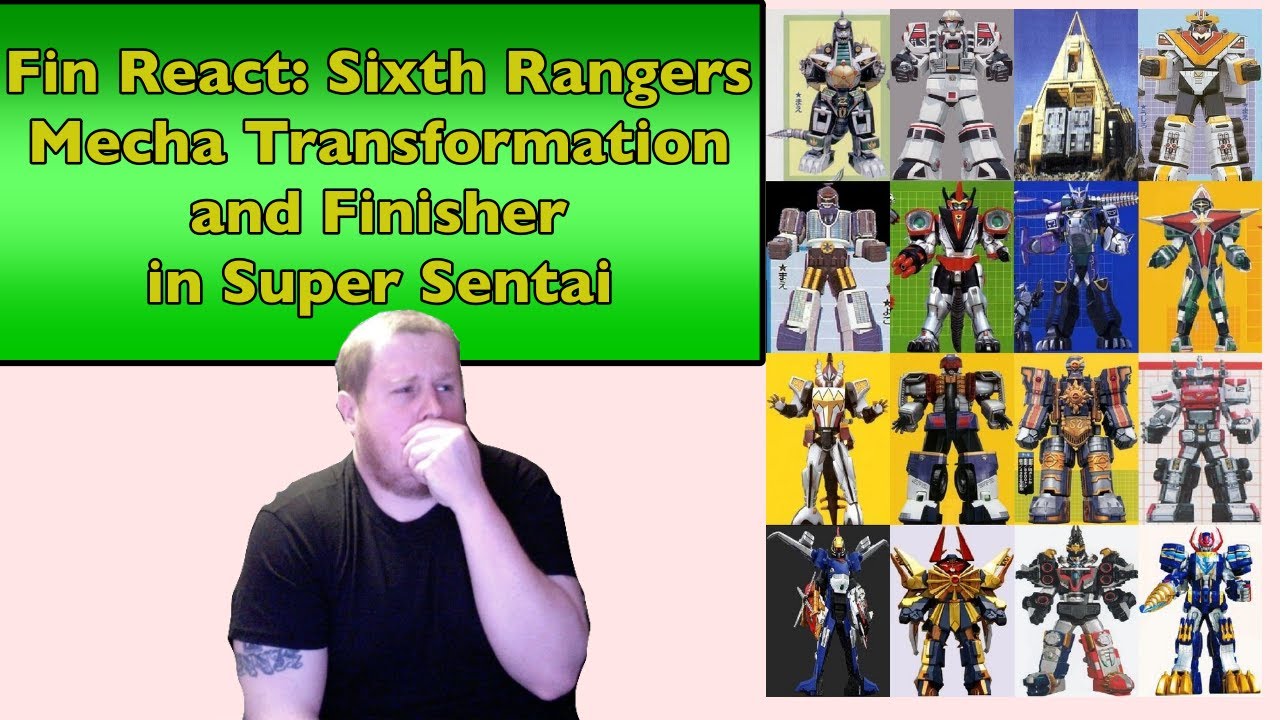 Fin React: Sixth Rangers Mecha Transformation and Finisher in Super ...