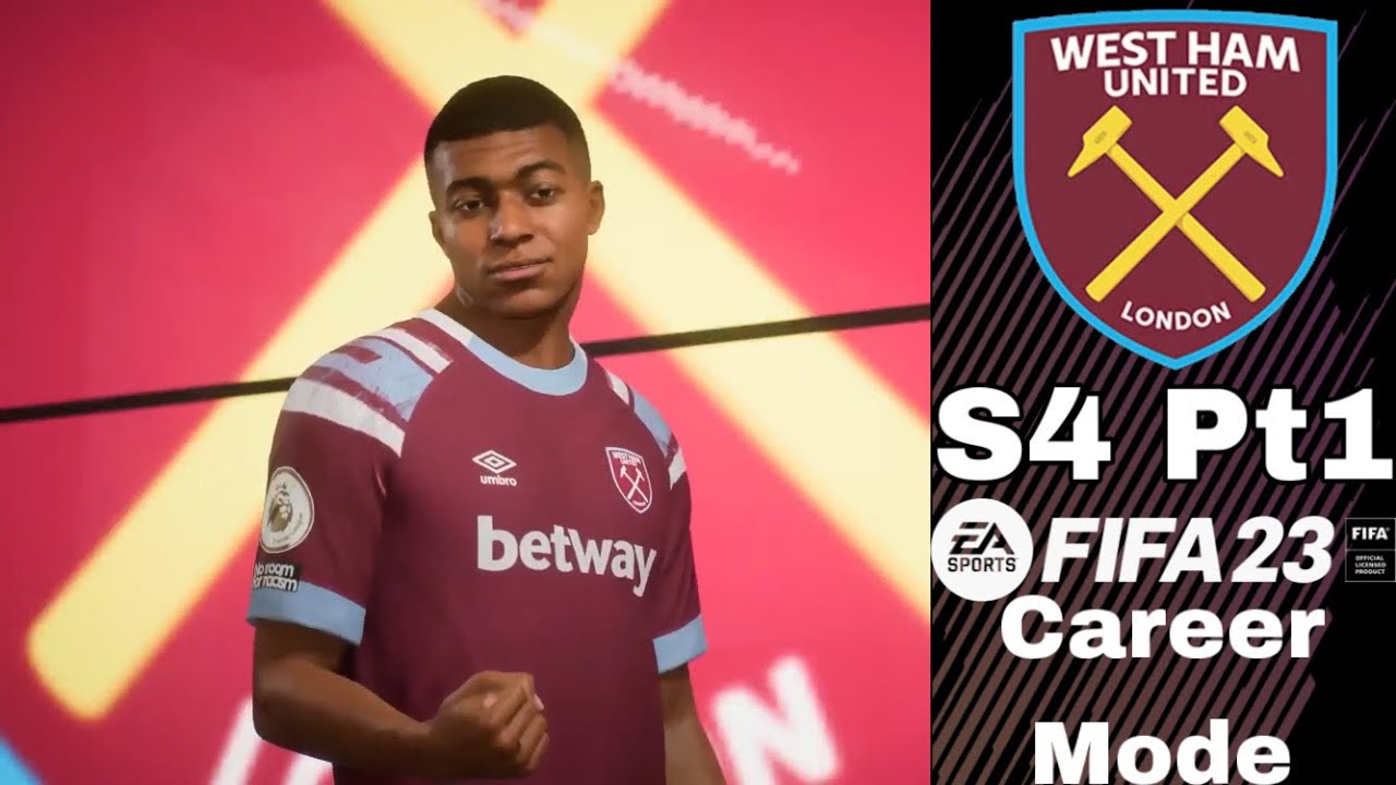 Kylian Mbappe | Fifa23 West Ham United Career Mode S4 Pt1 - YouTube