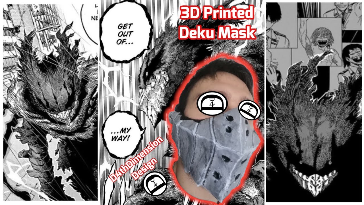 My Hero Academia - How To Make Deku Mask - 3D Printed - Ep. 50 ...