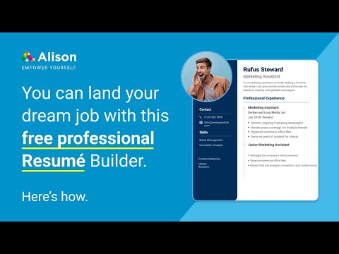 How To Put Alison Learning On Resume