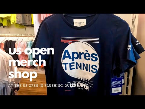 US Open Essentials Merch Shop Visit | US Open - YouTube