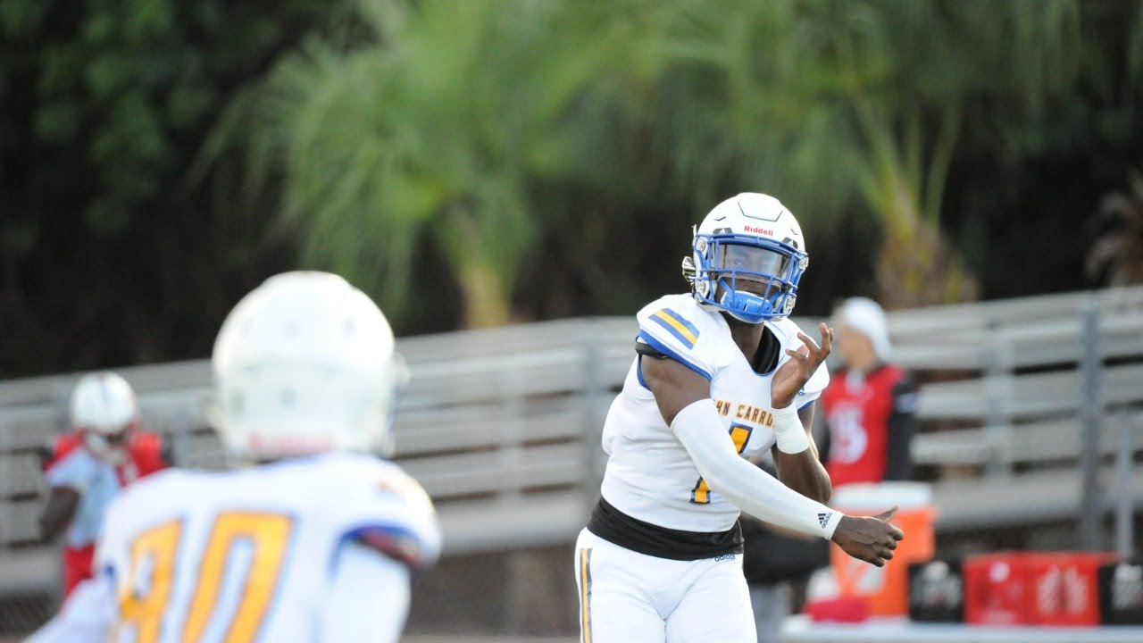 2020 Golden Rams Football Week 4: JCHS vs TREASURE COAST - YouTube