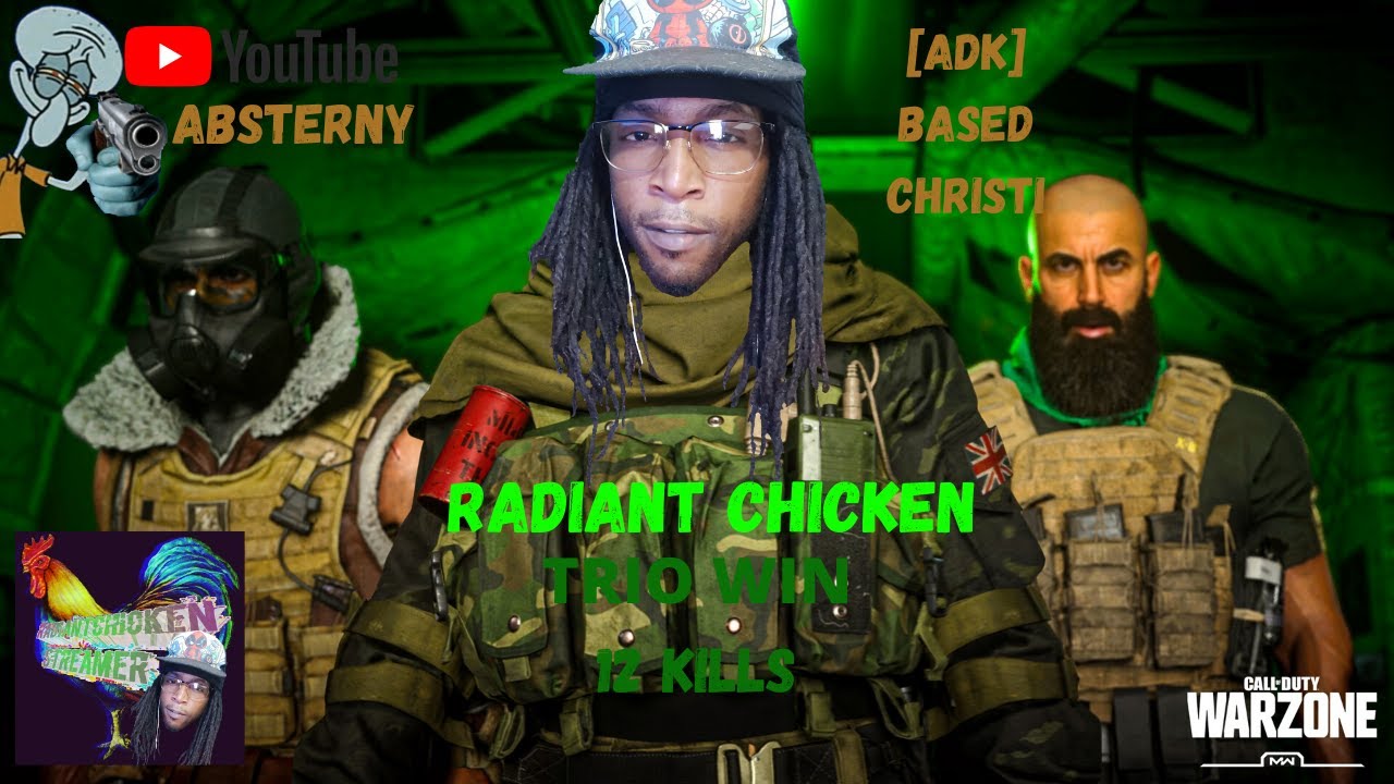 Call of Duty warfare Chicken's 1st TRIO Win - YouTube
