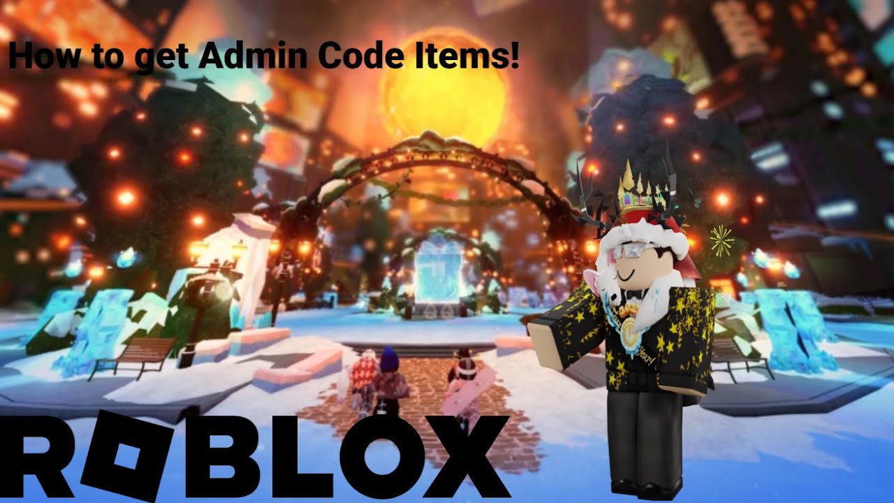 How to get Roblox Admin Code Items! (Roblox) - YouTube