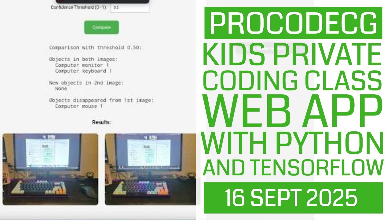 ProCodeCG Kids Private Coding Class - Josh - 16 Sep 2025 - YouTube