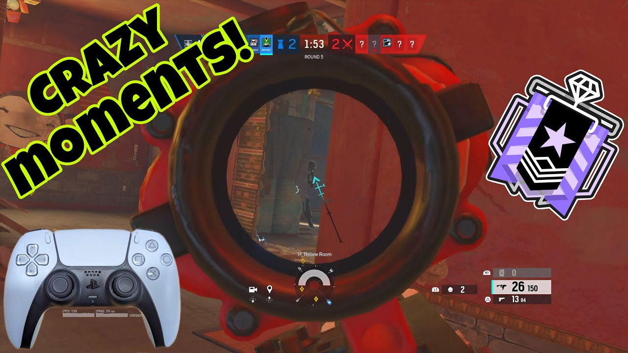 Crazy Moments in R6 + Best Controller Settings & Sensitivity PS5/XBOX ...
