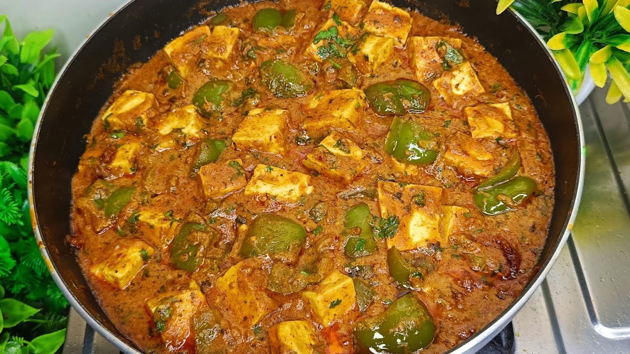 Shimla Mirch Paneer Ki Sabji | Paneer Shimla Mirch Recipe - YouTube