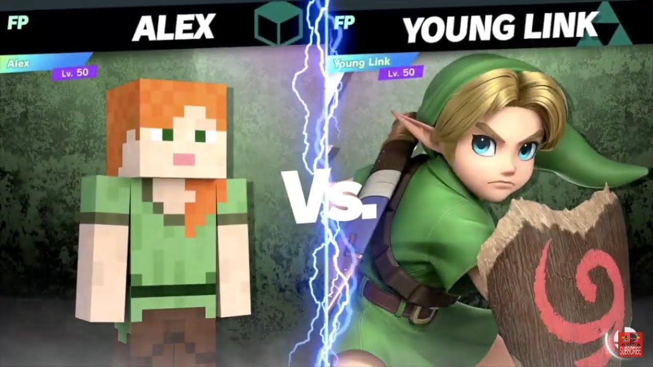 Super Smash Bros Ultimate Amiibo Fights – 6pm Poll Alex vs Young Link ...