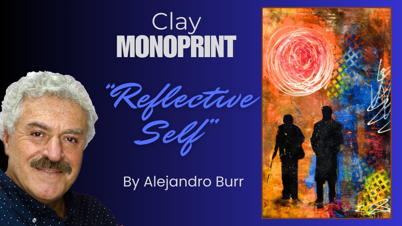 The Making of "REFLECTIVE SELF" - a Clay Monoprint - YouTube
