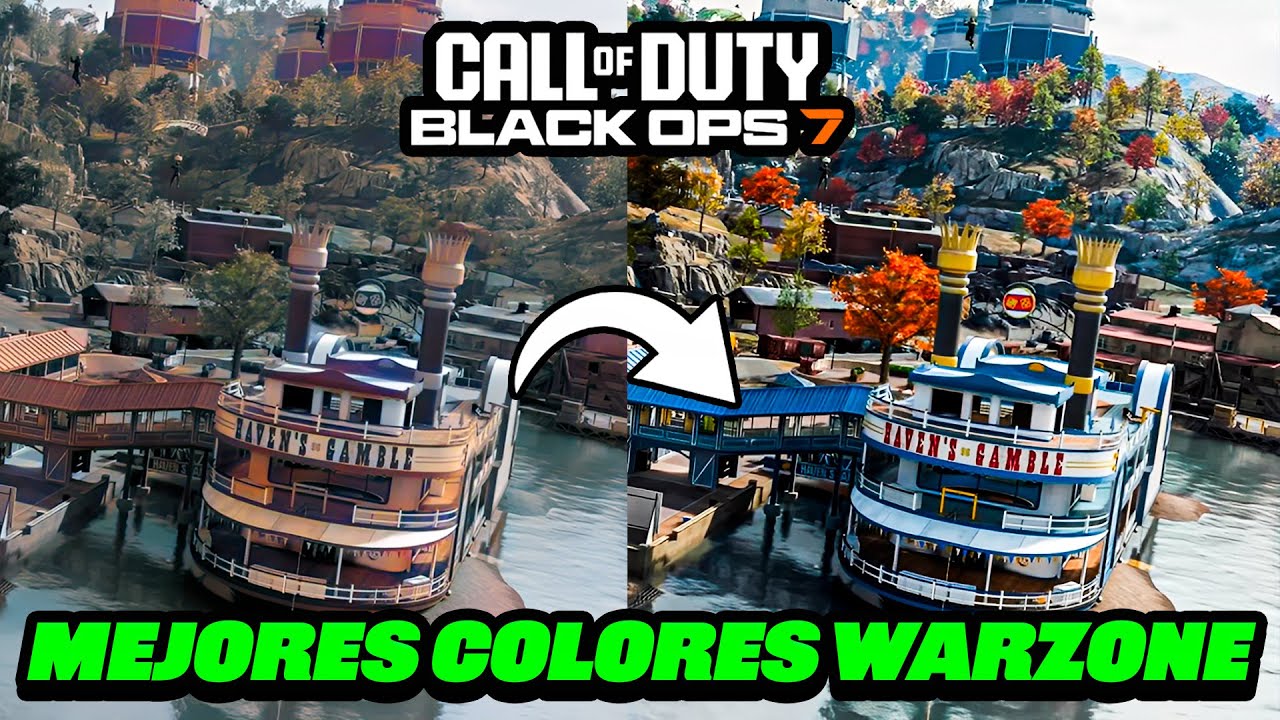 MEJORA TUS GRÁFICOS DE WARZONE BLACK OPS 7 CON ESTOS COLORES! - YouTube