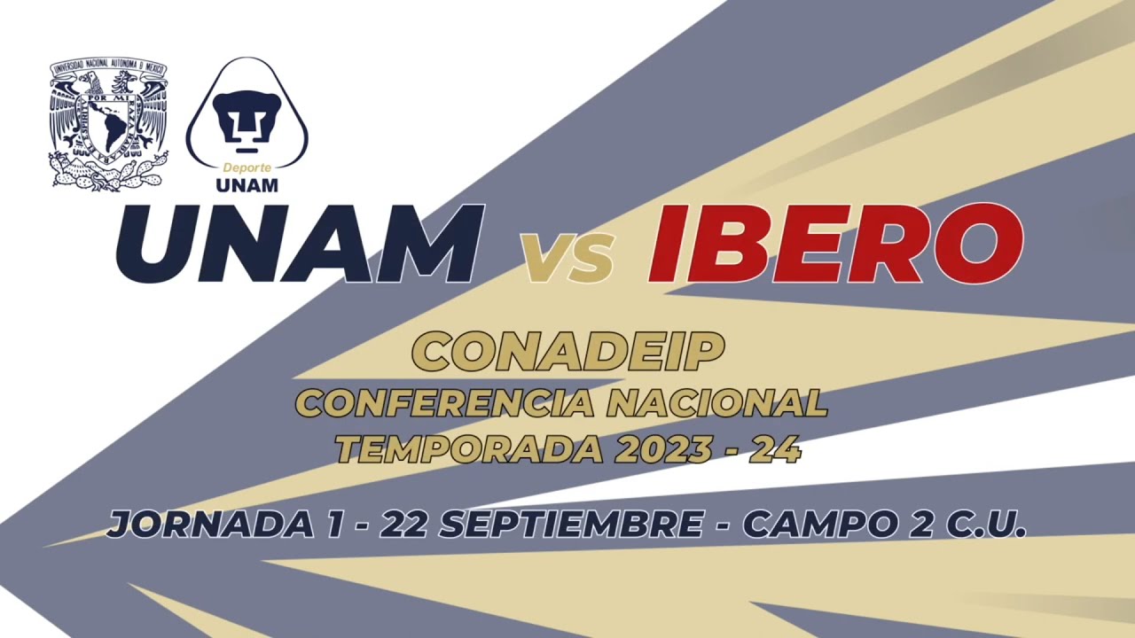 CONADEIP: Jornada 1 UNAM VS IBERO FEMENIL 22 SEPTIEMBRE 2023 - YouTube