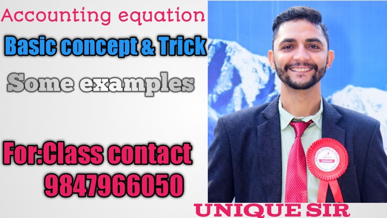 Accounting equation !! Class 11 !! Principle of accounting !! Trick and ...