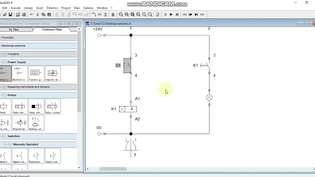 7.5 - Temporizadores - Retardo a la conexión - Simulación en Fluidsim ...