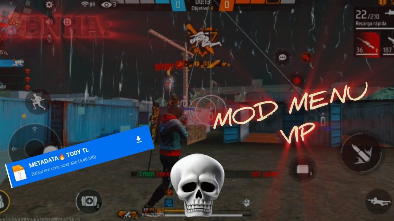 SAIU MOD MENU VIP PARA SERVIDO BR SAFE ANT BAM BR MODS COM HS CORPO TODO!!!! - YouTube