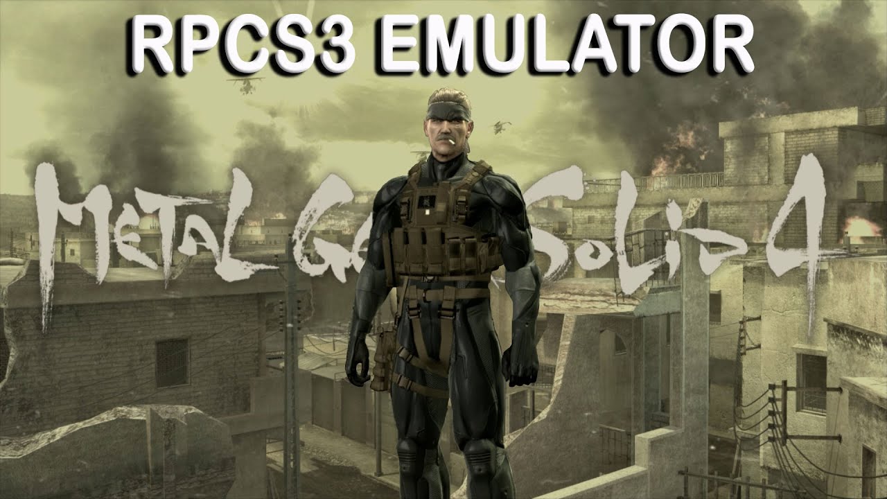 Metal Gear Solid 4 Intro Gameplay - RPCS3 Emulator - YouTube
