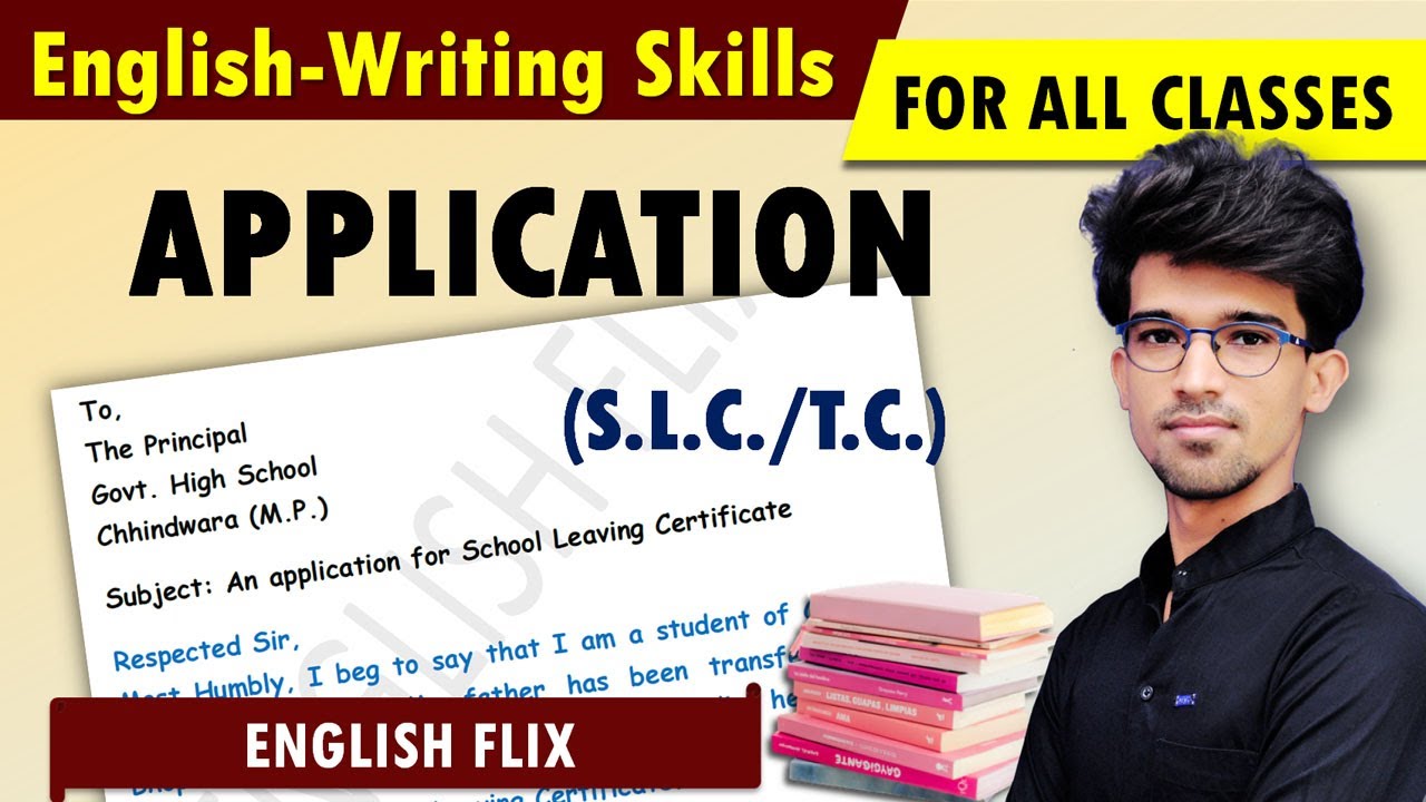 Application for School Leaving Certificate | SLC application format ...