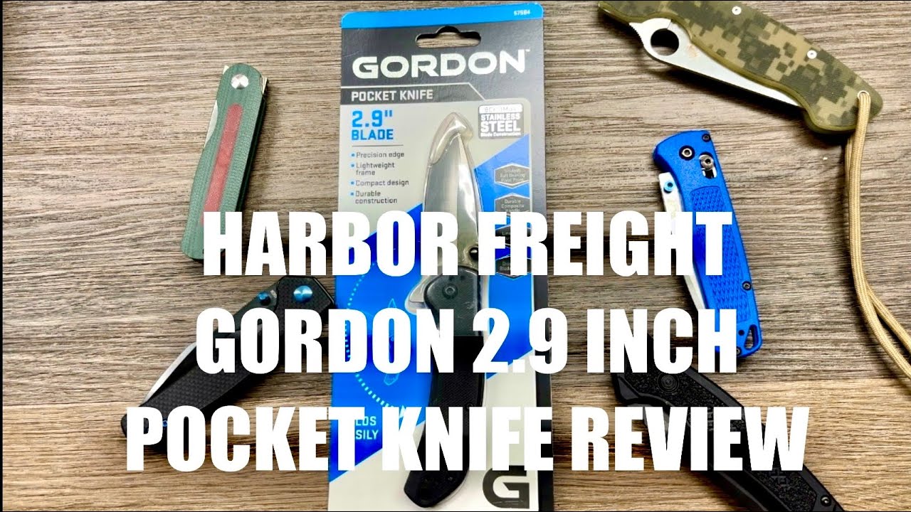 Harbor Freight Gordon Knife Review - YouTube
