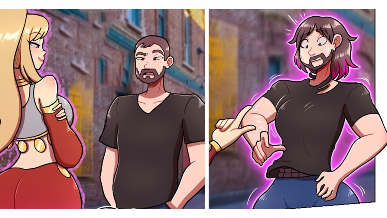 Magical Mistake? Genie Turns Guy into Gothic Girl! - YouTube