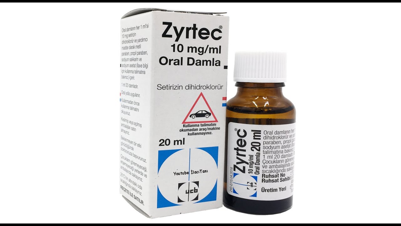 ZYRTEC ŞURUP | Nedir, Niçin Kullanılır, Nasıl Kullanılır, Yan Etkileri ...