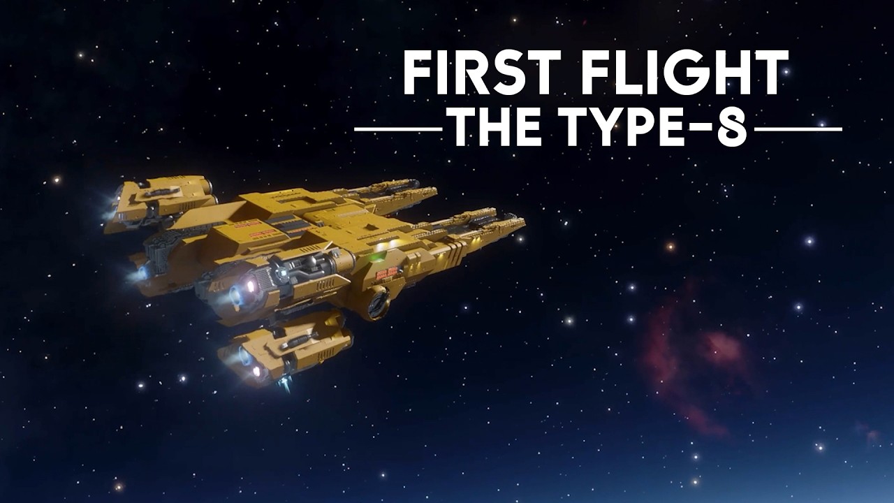 Elite Dangerous - New Ship - The Type 8 In Action - YouTube